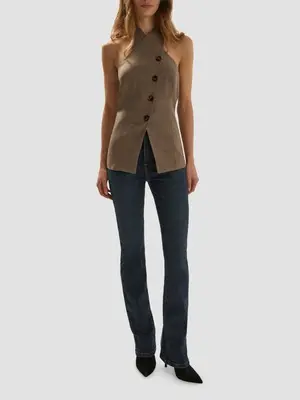 FAVORITE DAUGHTER The Crossover Glen Check Vest