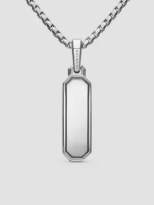 David Yurman Honor Amulet In Sterling With 14k Yellow Gold, 27mm