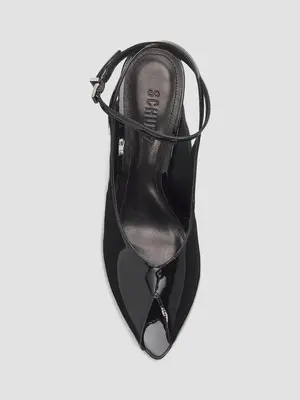 Schutz Liv 95mm Patent Leather Pumps - Black