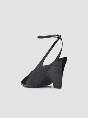 Schutz Liv 95mm Patent Leather Pumps - Black