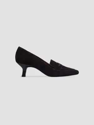 Bernardo Safi Loafer Kitten Heel Pumps