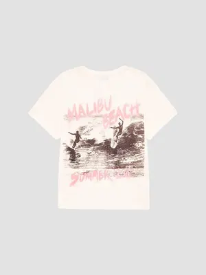 ANINE BING Shelley Logo Cotton T-shirt