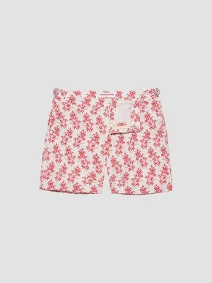 Orlebar Brown Bulldog Bamboo-print Shorts - Whitesummerred