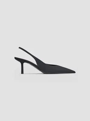 NEOUS Moriah 65mm Suede Slingback Pumps - Black