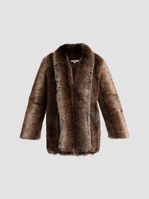 ET OCHS Cooper Pelted Faux-fur Coat