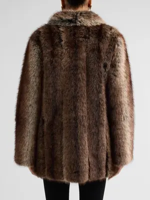 ET OCHS Cooper Pelted Faux-fur Coat