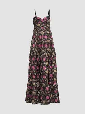 Likely Tessa Floral Tiered Sweetheart Gown