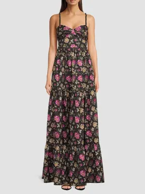 Likely Tessa Floral Tiered Sweetheart Gown