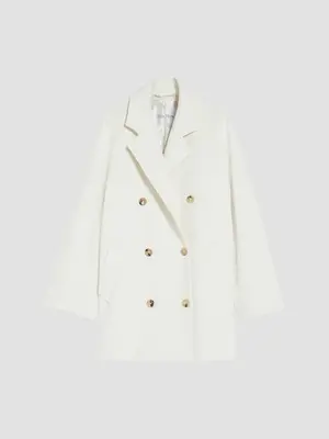 Max Mara Short Icon Coat - White