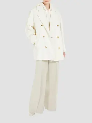 Max Mara Short Icon Coat - White