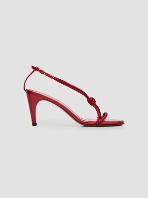 NEOUS Garnet 80mm Leather Slingback Sandals