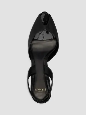 ALEXANDRE BIRMAN Miranda 85mm Patent Leather Slingback Pumps - Black