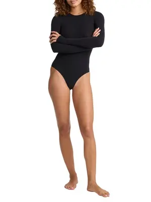 Commando Ballet Long-sleeve Bodysuit - Espresso