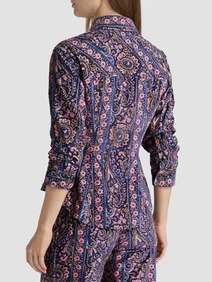 Cinq À Sept Canyon Paisley Velveteen Jacket