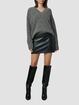 Joe's Jeans Faux Leather Pencil Miniskirt