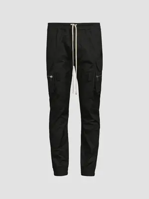 Rick Owens Mastodon Stretch-cotton Cargo Pants - Black