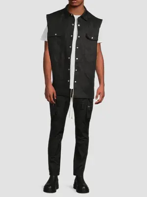 Rick Owens Mastodon Stretch-cotton Cargo Pants