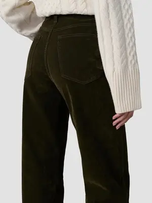 Joe's Jeans Margot Straight-leg Velvet Pants - Olive