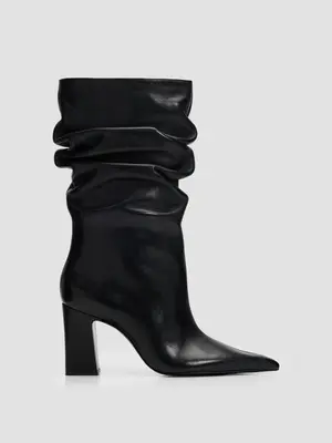 Schutz Harriet 90mm Leather Boots - Black