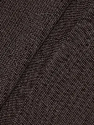 Rick Owens Maglia Cashmere Cap-sleeve Turtleneck - Dark Dust