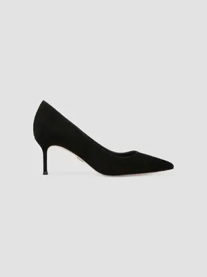 Veronica Beard Rita 65mm Suede Pumps - Black