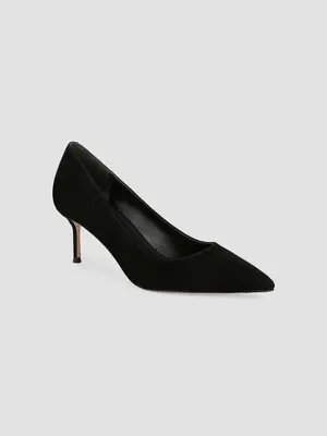 Veronica Beard Rita 65mm Suede Pumps - Black