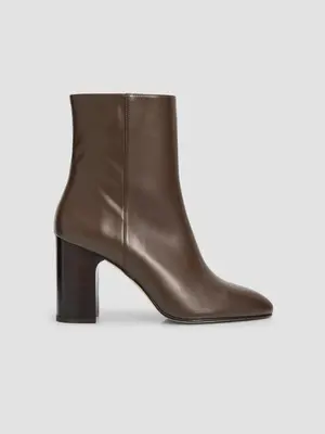 STUART WEITZMAN Mulberry 85mm Leather Boots - Walnut