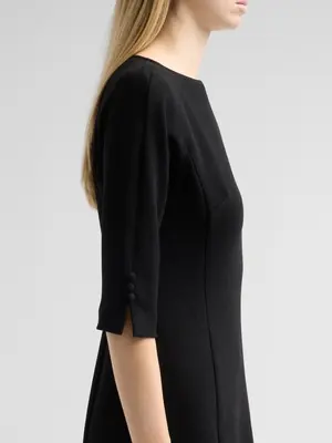 Rickie Freeman For Teri Jon Crêpe Taffeta Bubble-hem Cocktail Dress