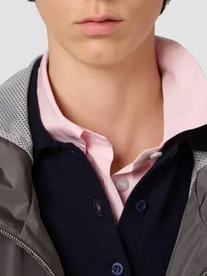 Miu Miu Technical Silk Zipper Blouson Jacket - Grey