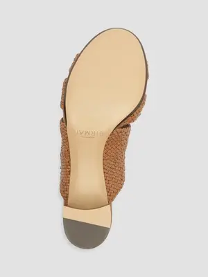 ALEXANDRE BIRMAN Sabrina 45mm Leather Block-heel Mules