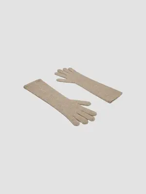 Max Mara Cashmere Gloves - Beige