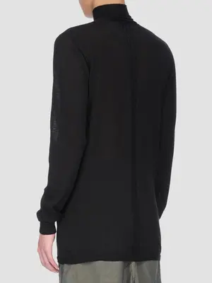 Rick Owens Level Wool Turtleneck Sweater
