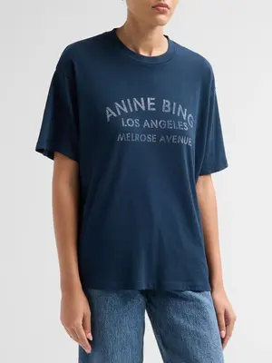 ANINE BING Cade Melrose Stencil T-shirt