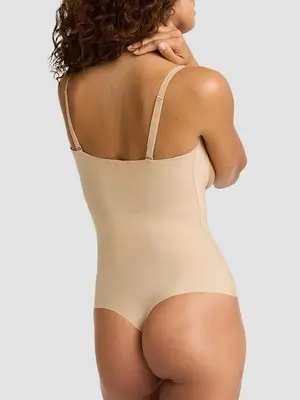 Commando Zone Smoothing Open-bust Bodysuit