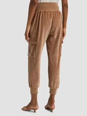 Cinq À Sept Giles Velour Jogger Pants