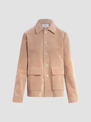 Joe's Jeans Faux-suede Chore Coat - Camel