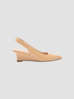 STUART WEITZMAN Vinnie 50mm Patent Leather Slingback Pumps