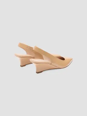 STUART WEITZMAN Vinnie 50mm Patent Leather Slingback Pumps