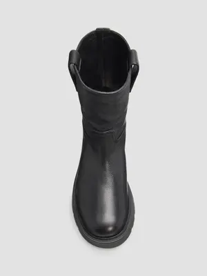 STUART WEITZMAN Ren Leather Lug Sole Boots