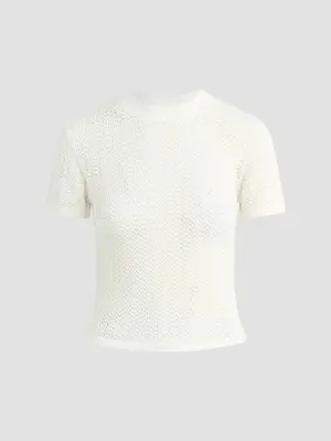 Joe's Jeans The Crochet Baby T-shirt - Ecru