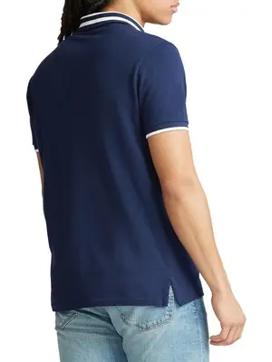 Polo Ralph Lauren Custom Slim-fit Mesh Polo