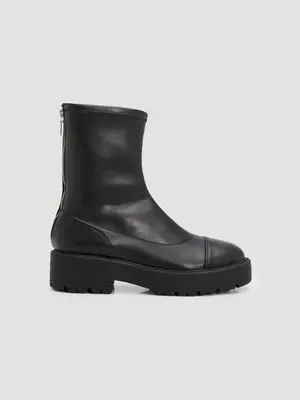 Schutz Rita 90mm Leather Platform Boots
