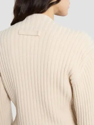 Victoria Beckham Rib-knit Wool-cashmere Sweater