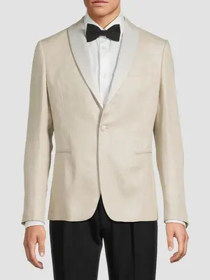 Pal Zileri Metallic Linen Dinner Jacket