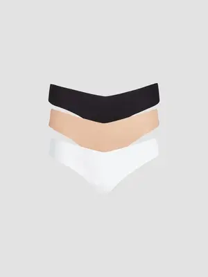 Commando 3-pack Cotton Thong Set - Multi