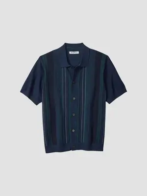 Tommy Bahama Palmarito Knit Button-front Polo Shirt