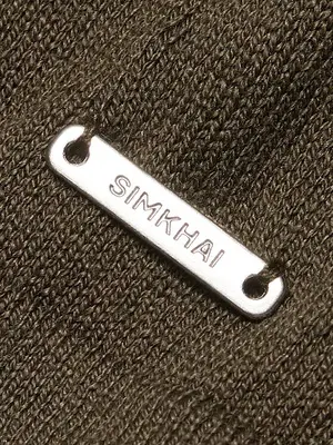 Simkhai Dolton Silk-cotton Henley