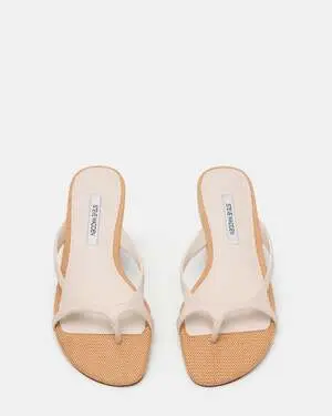 Steve Madden Bambi Thong Sandals - Bone