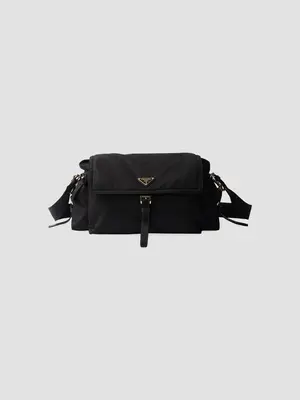 Prada Large Explore Re-nylon Shoulder Bag - Black