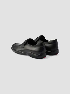 Prada Toblach Leather Loafers